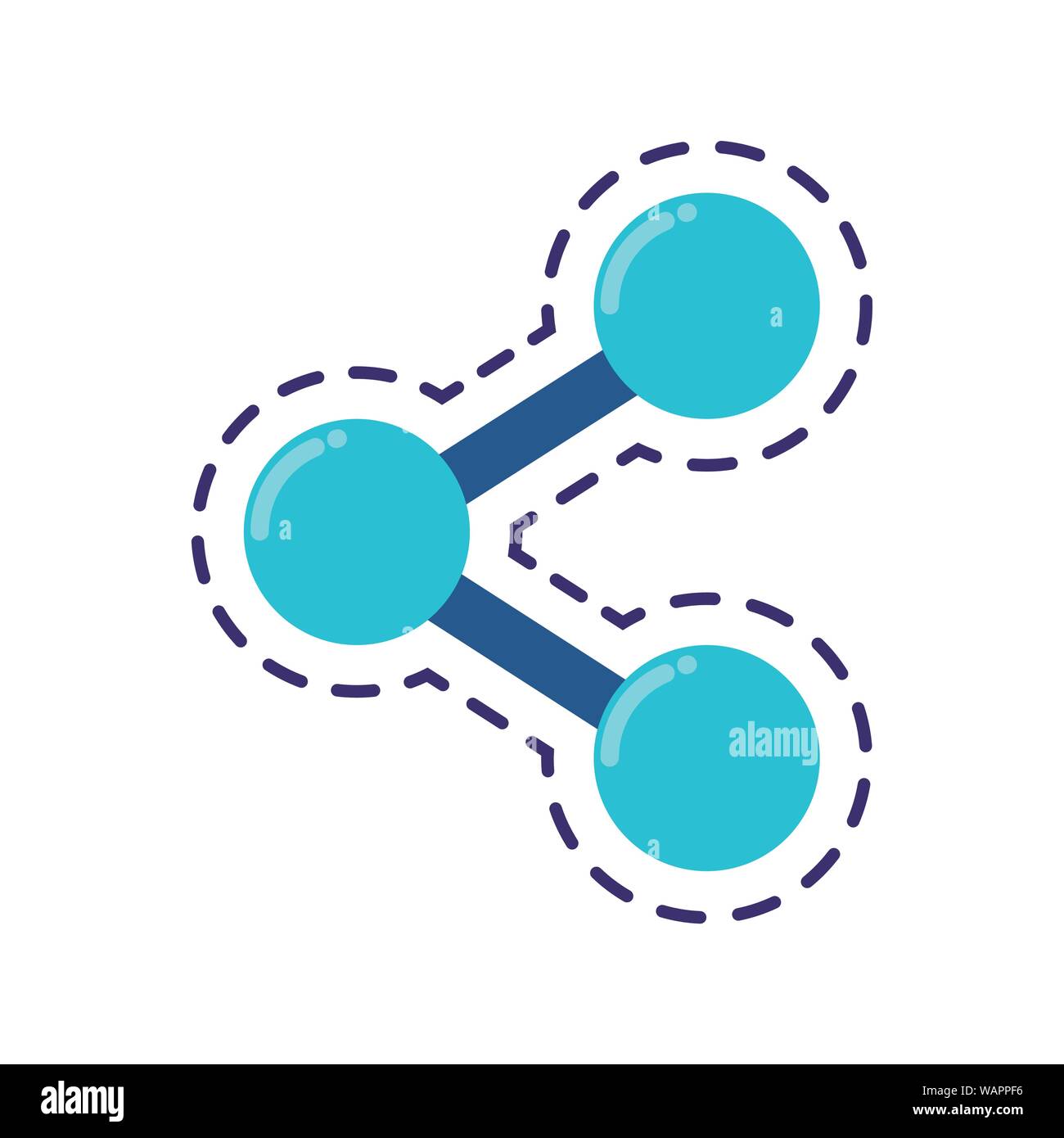 patch of share publish symbol isolated icon vector illustration design ...