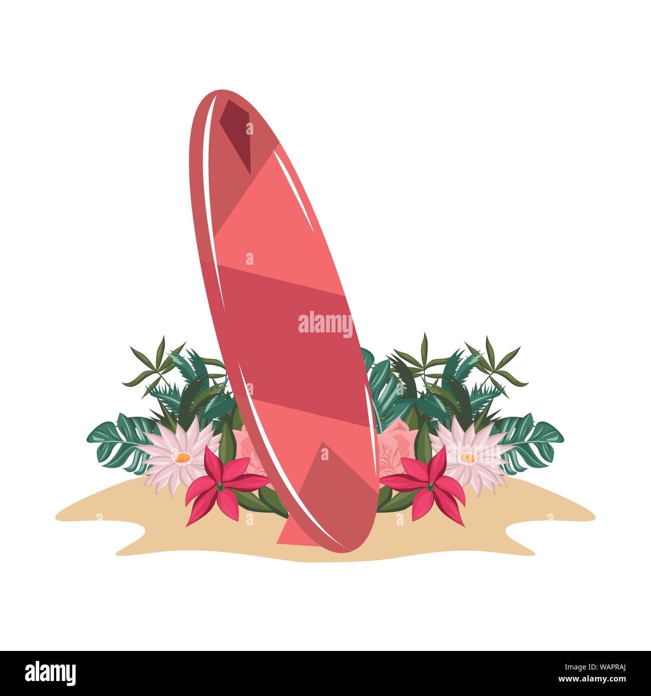 tropical summer relax holiday cartoon Stock Vector Image & Art - Alamy