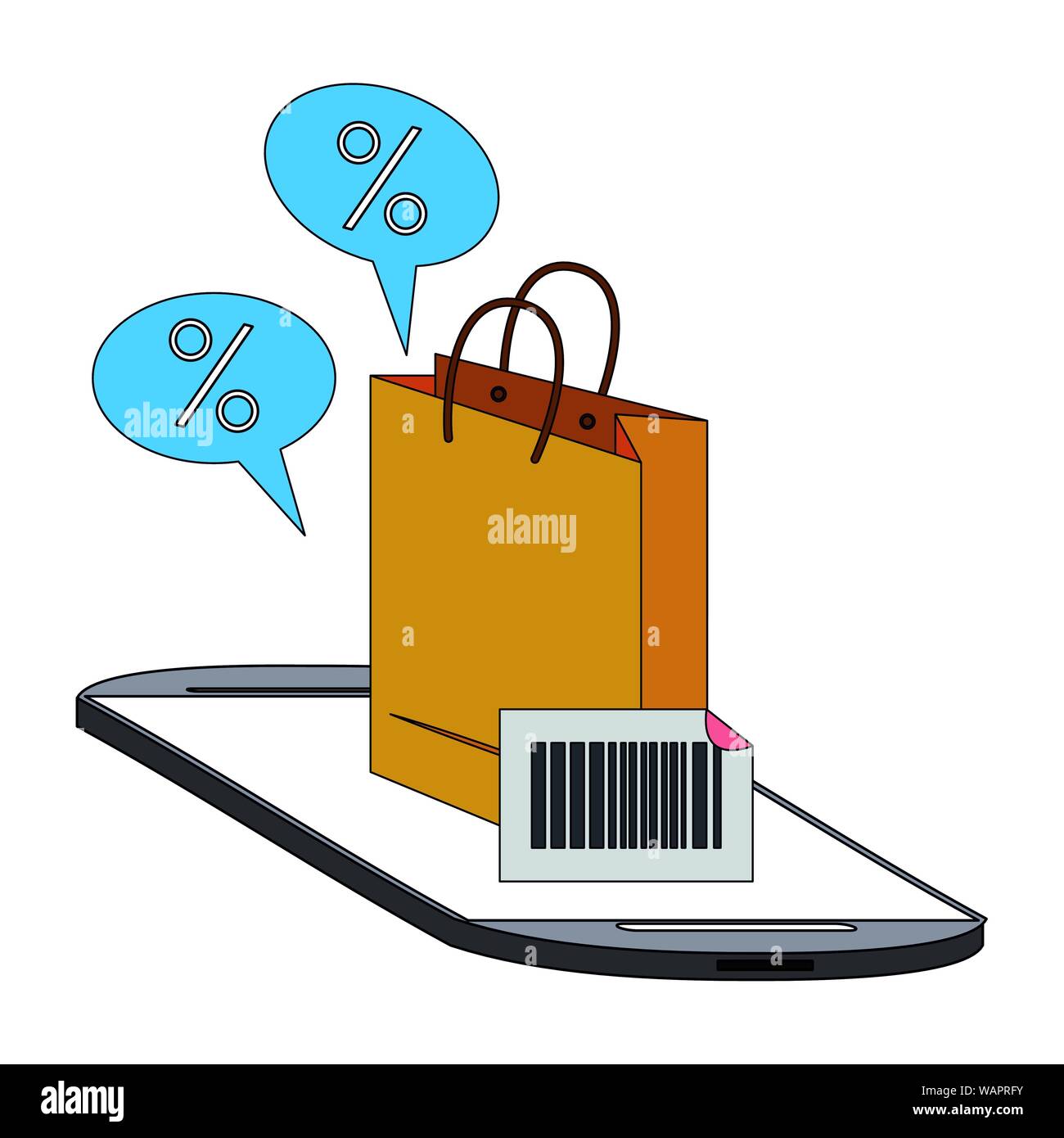 online shopping ecommerce sale cartoon Stock Vector Image & Art - Alamy
