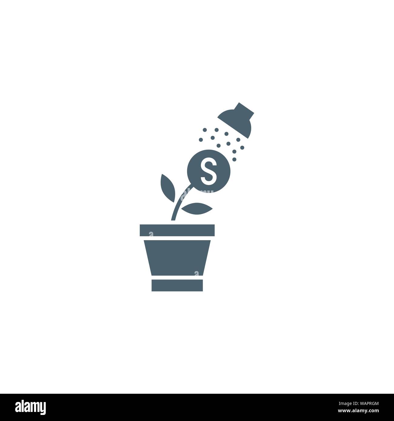 Growth Income related vector glyph icon Stock Vector Image & Art - Alamy