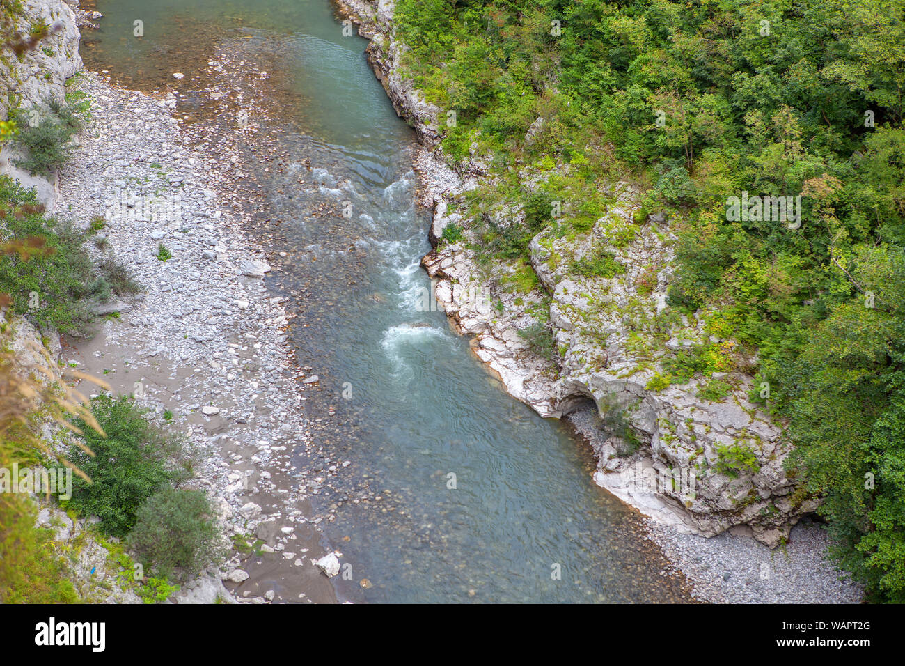 Aerial view of Tara river in Montenegro Stock Photo - Alamy