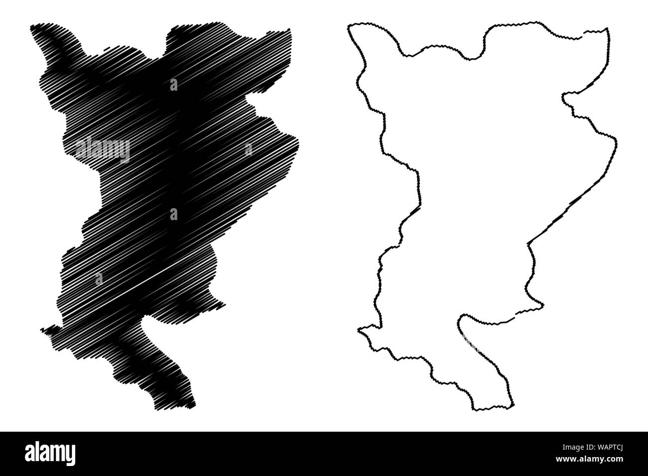 Siliana Governorate (Governorates of Tunisia, Republic of Tunisia) map ...