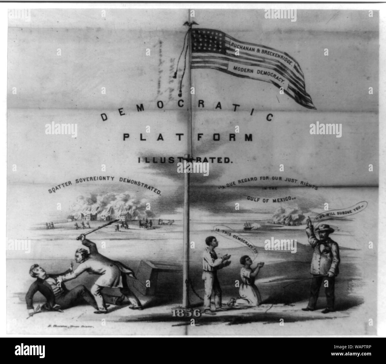 Democratic platform illustrated Stock Photo - Alamy