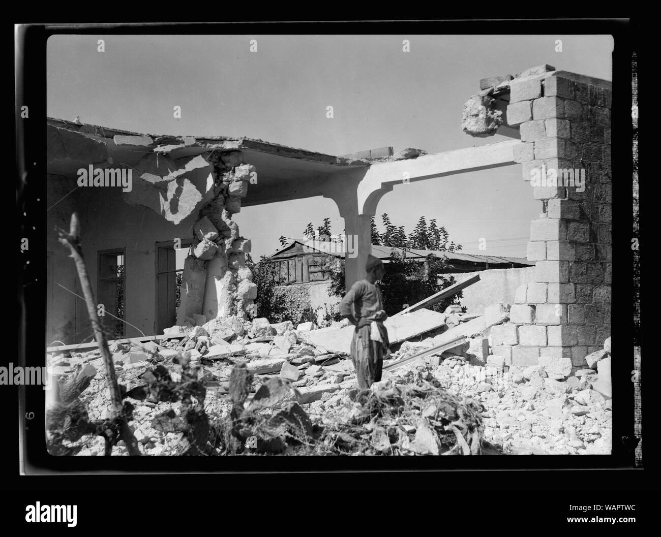 Demolition at Lydda Stock Photo - Alamy