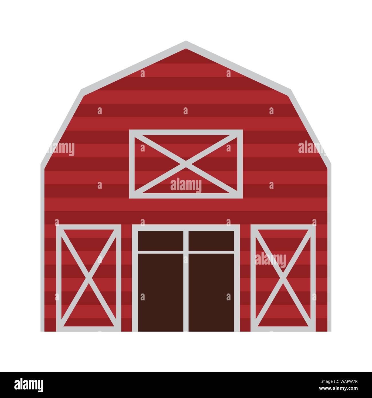 Cartoon Farm Barn