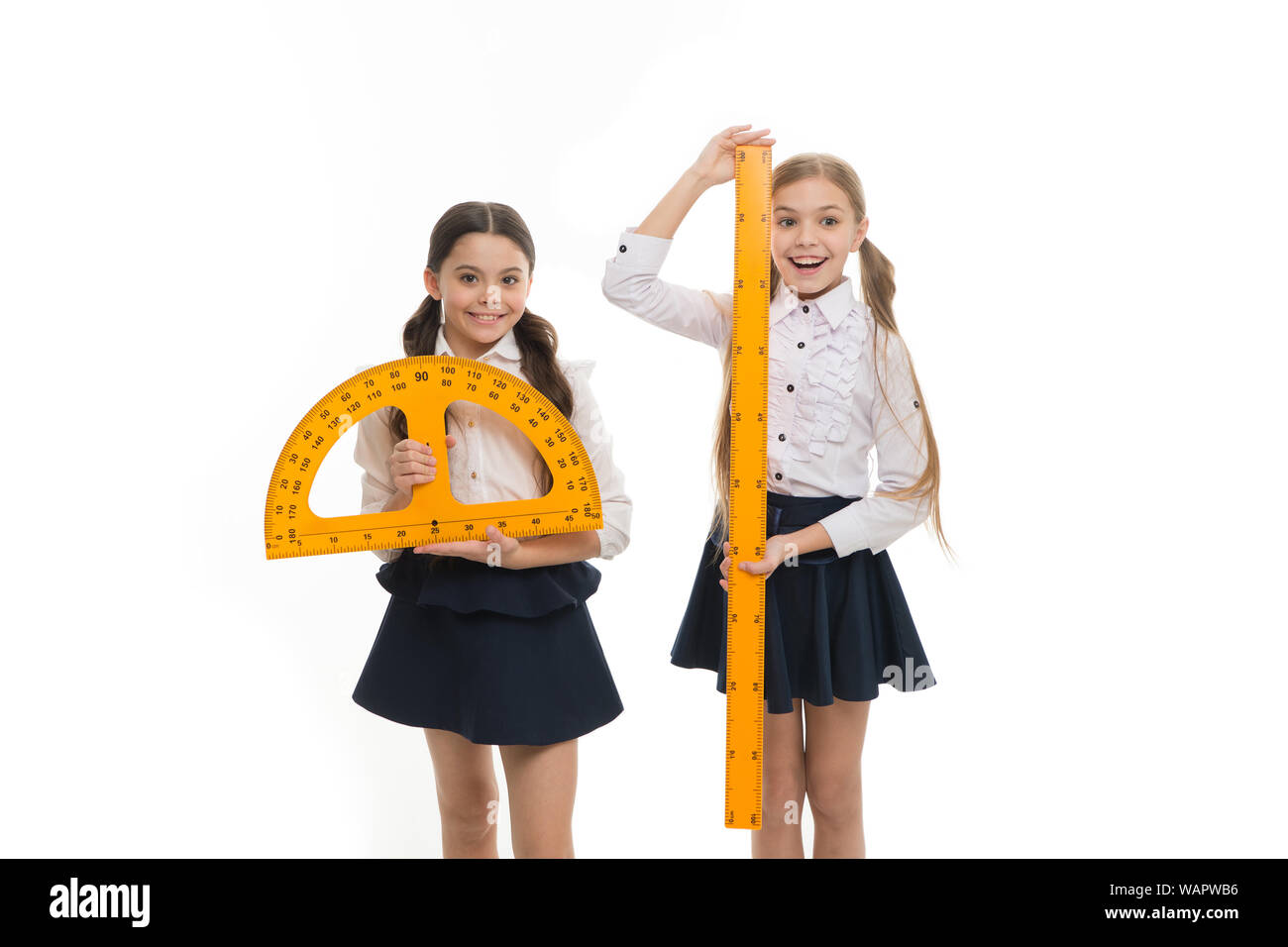 Favorite school subject. Education and school concept. School students ...