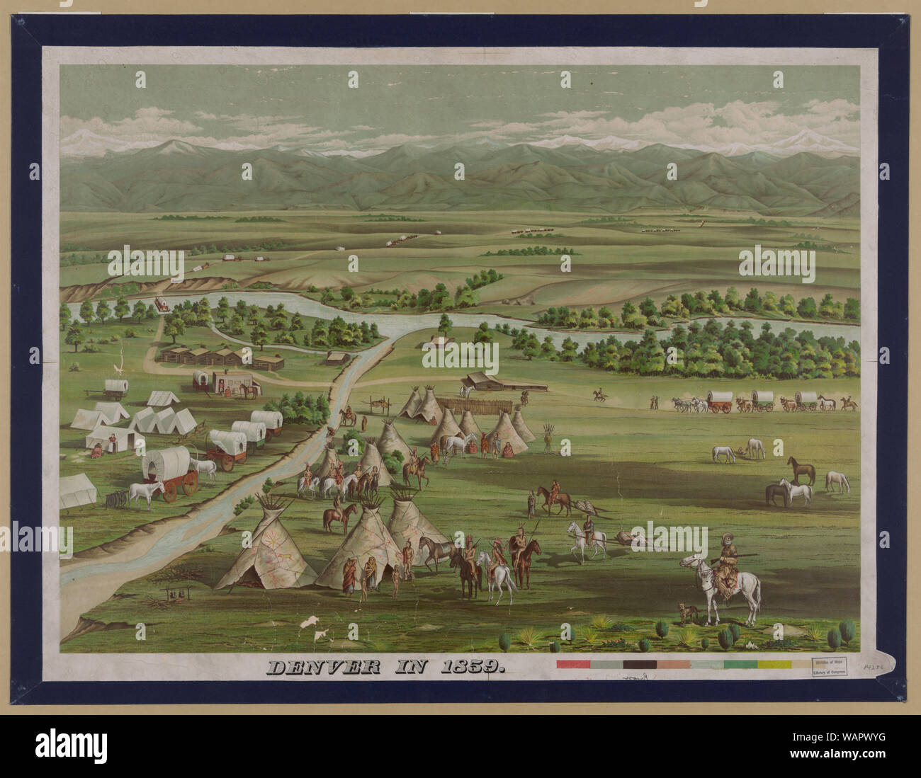 Denver pioneers hi-res stock photography and images - Alamy