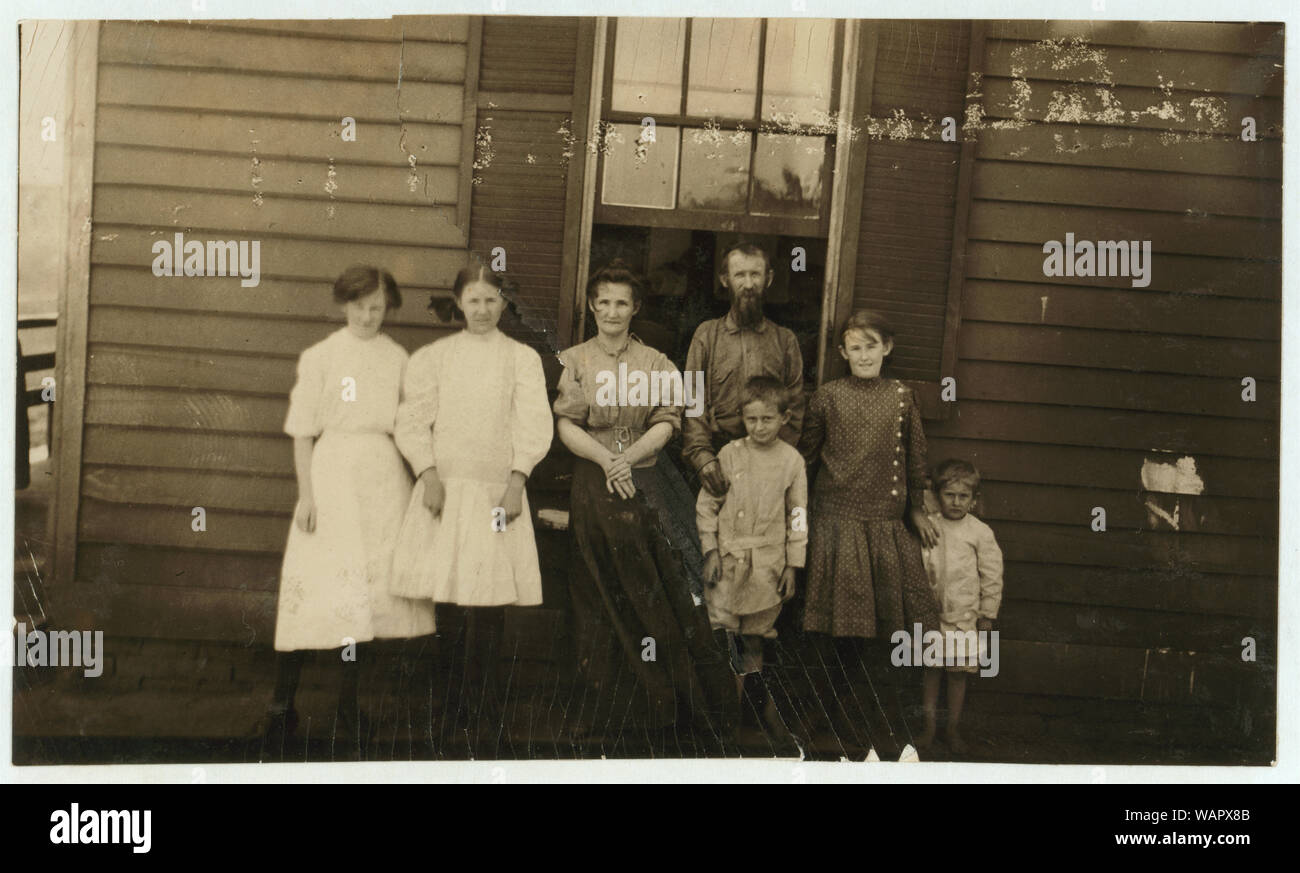 Dependent parent. Henderson Family, 52 Lakewood St. Two girls on left ...