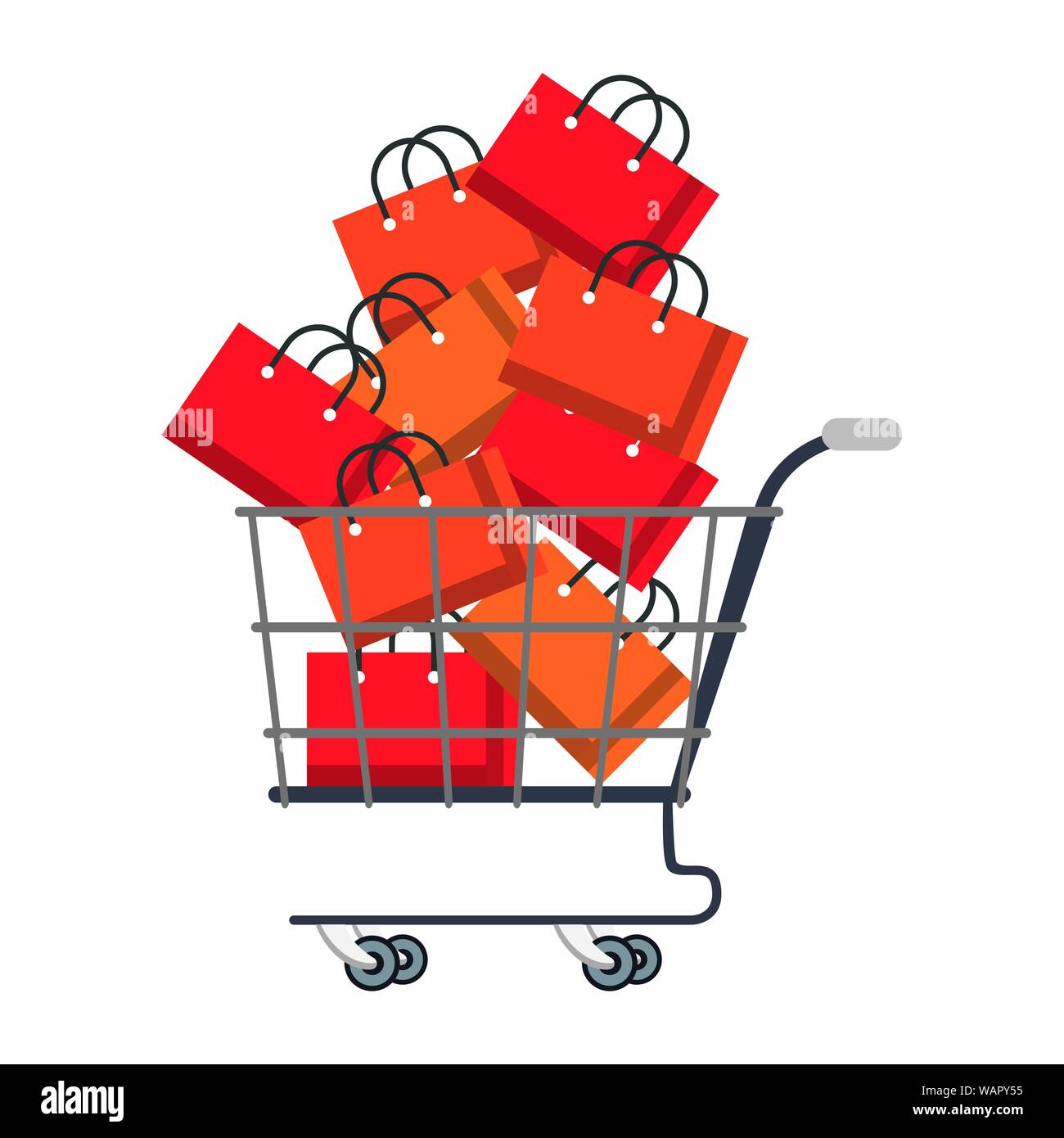 shopping retail sale store cartoon Stock Vector Image & Art - Alamy