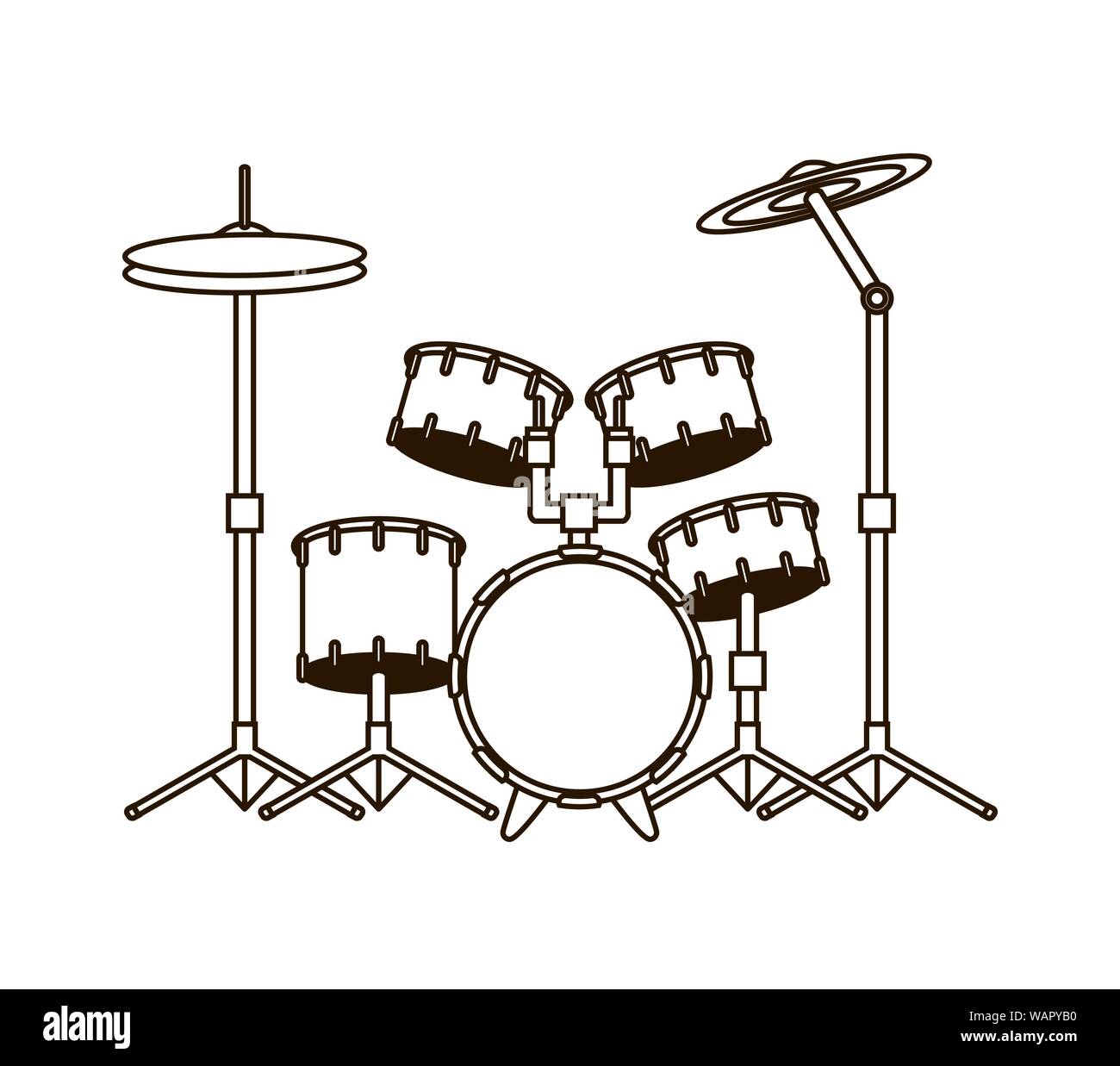 Bass drum pedals Stock Vector Images - Alamy