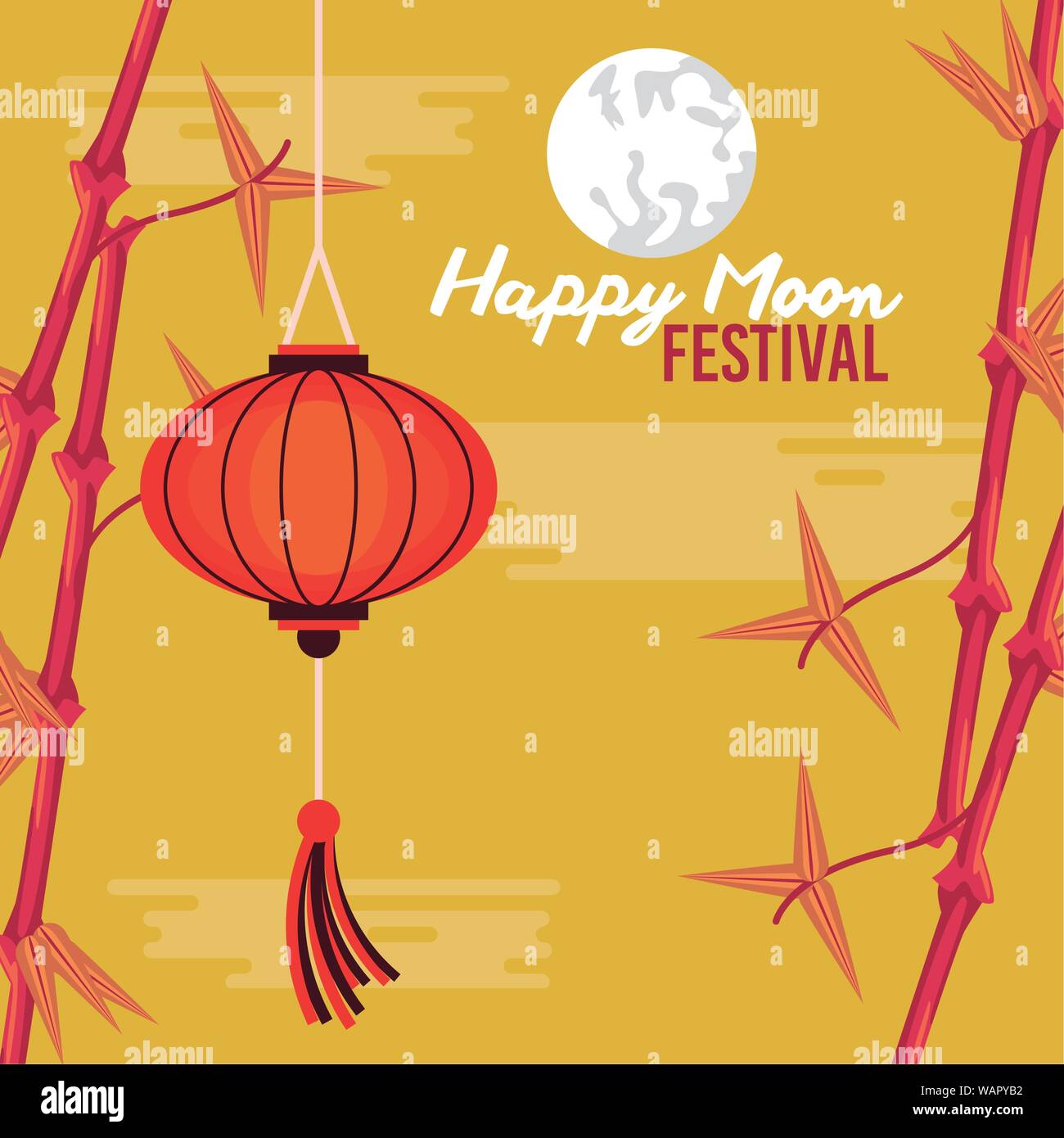 Happy mid autumn festival cards Stock Vector Image & Art - Alamy