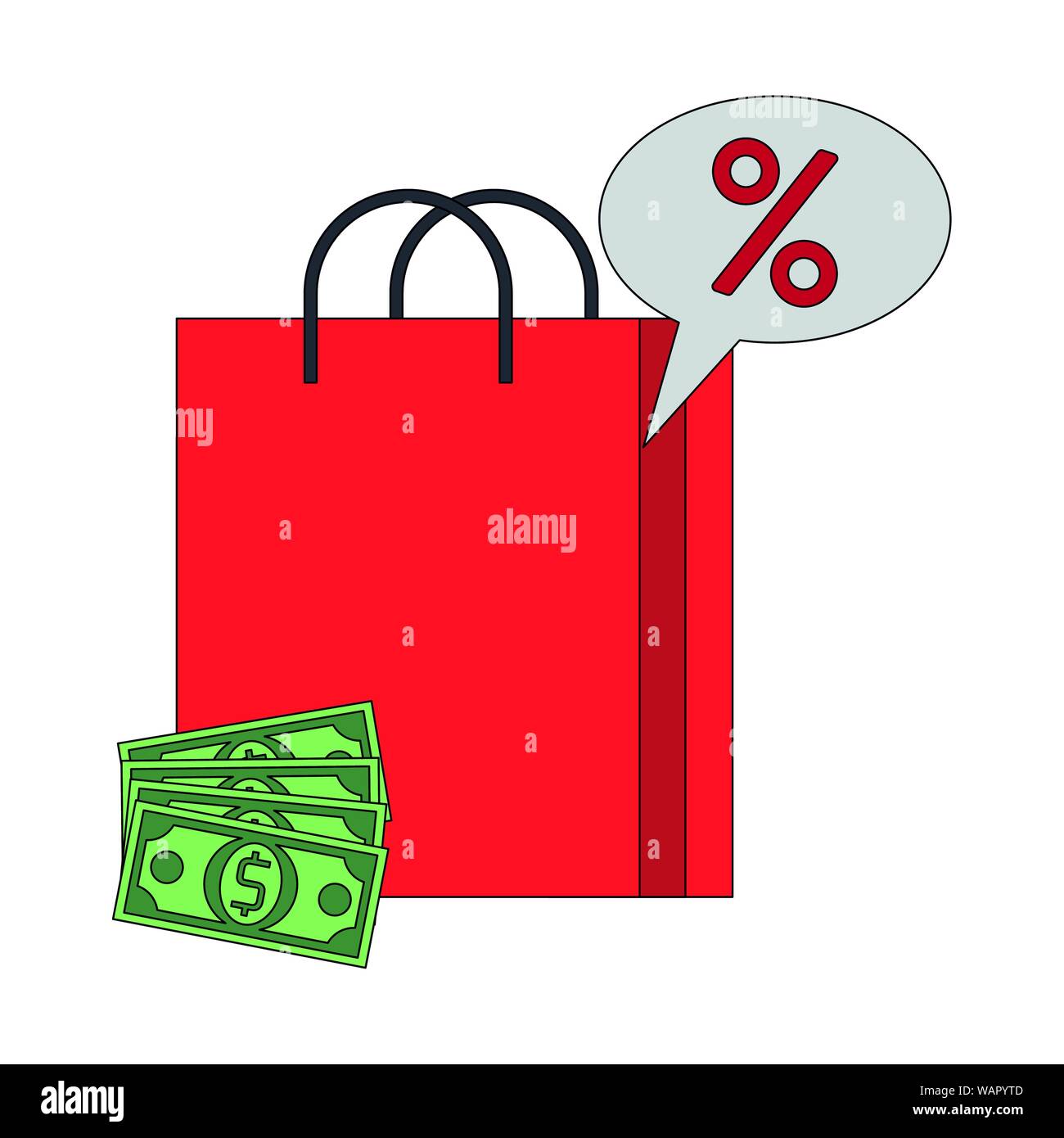 shopping retail sale store cartoon Stock Vector Image & Art - Alamy