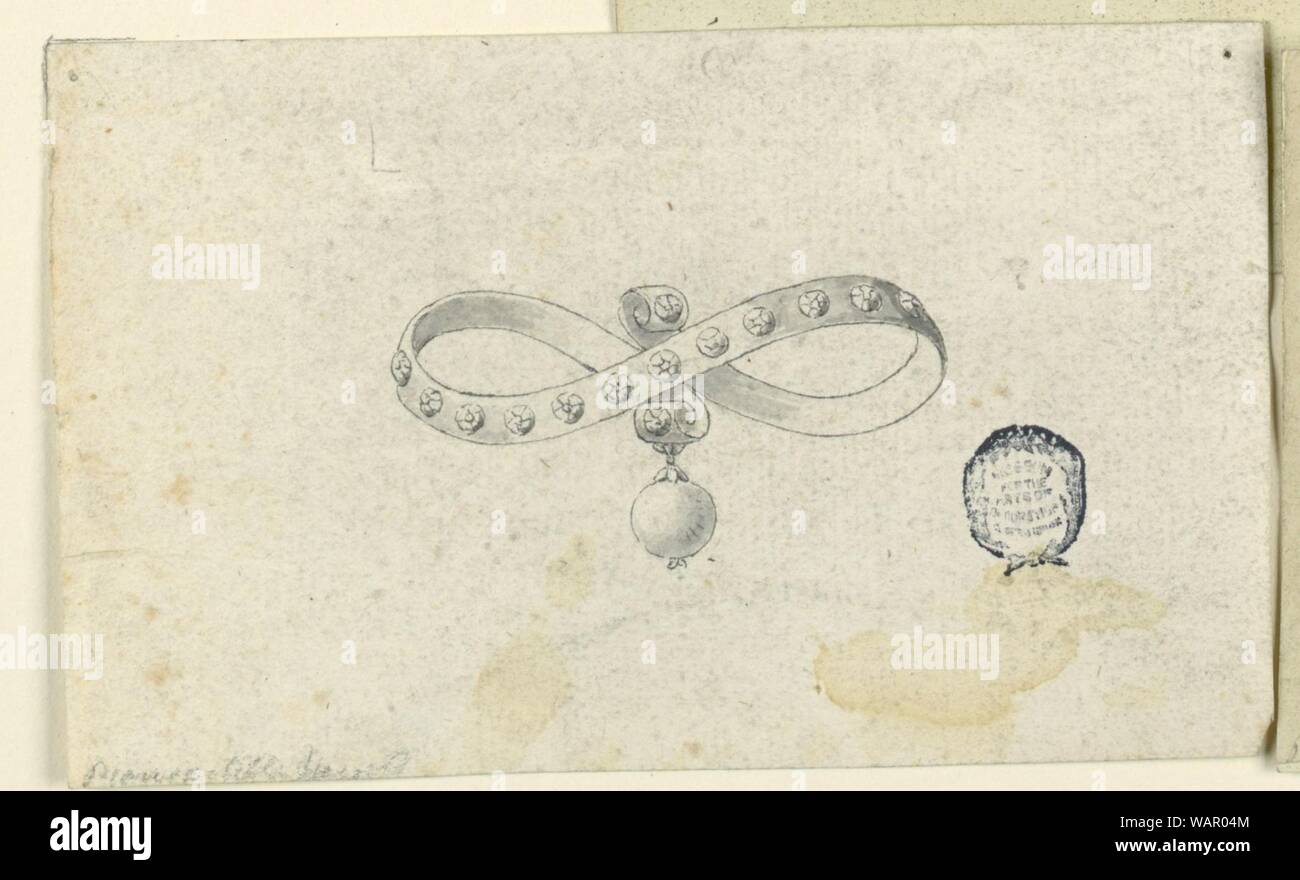 Drawing, Brooch, 1825–50 Stock Photo - Alamy