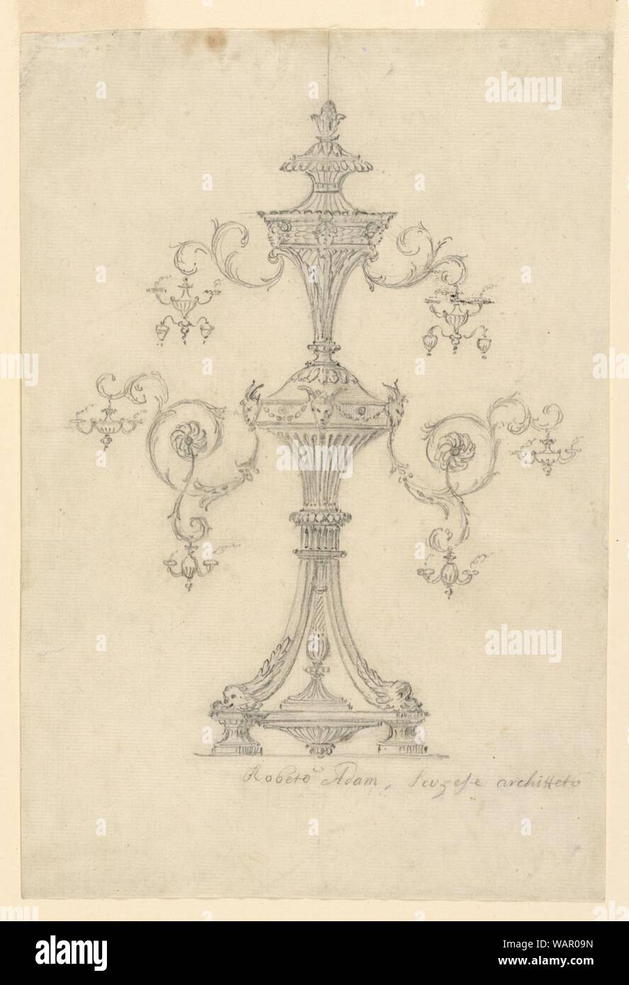 Candelabra drawing hi-res stock photography and images - Alamy