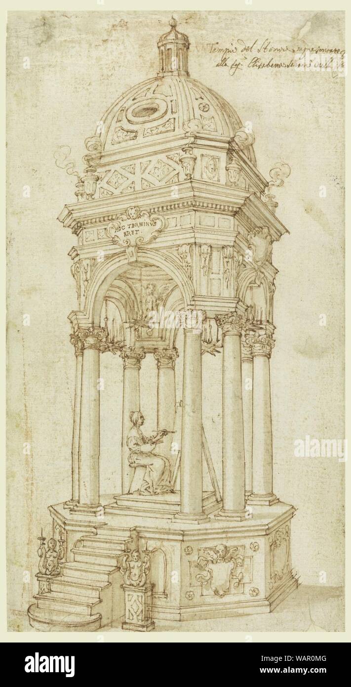 Drawing, Catafalque of the Bolgonese Artist Elisabetta Sirani (1638 ...
