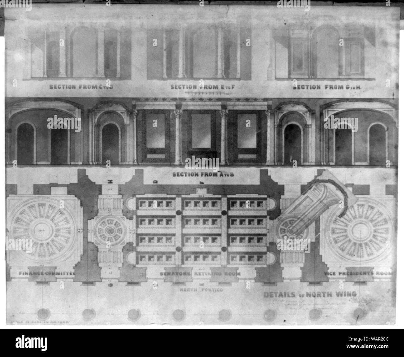 Details of north wing Stock Photo - Alamy