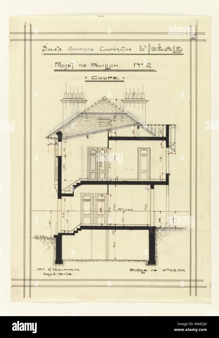 Cross section of house drawing hi-res stock photography and images - Alamy