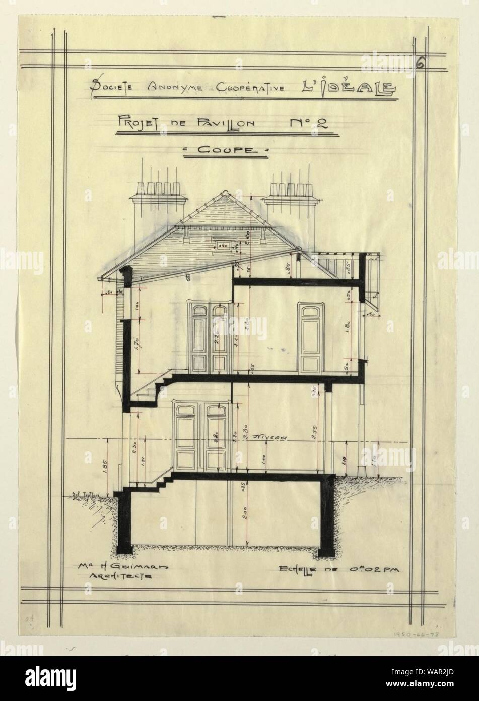 Cross section of house drawing hi-res stock photography and images - Alamy