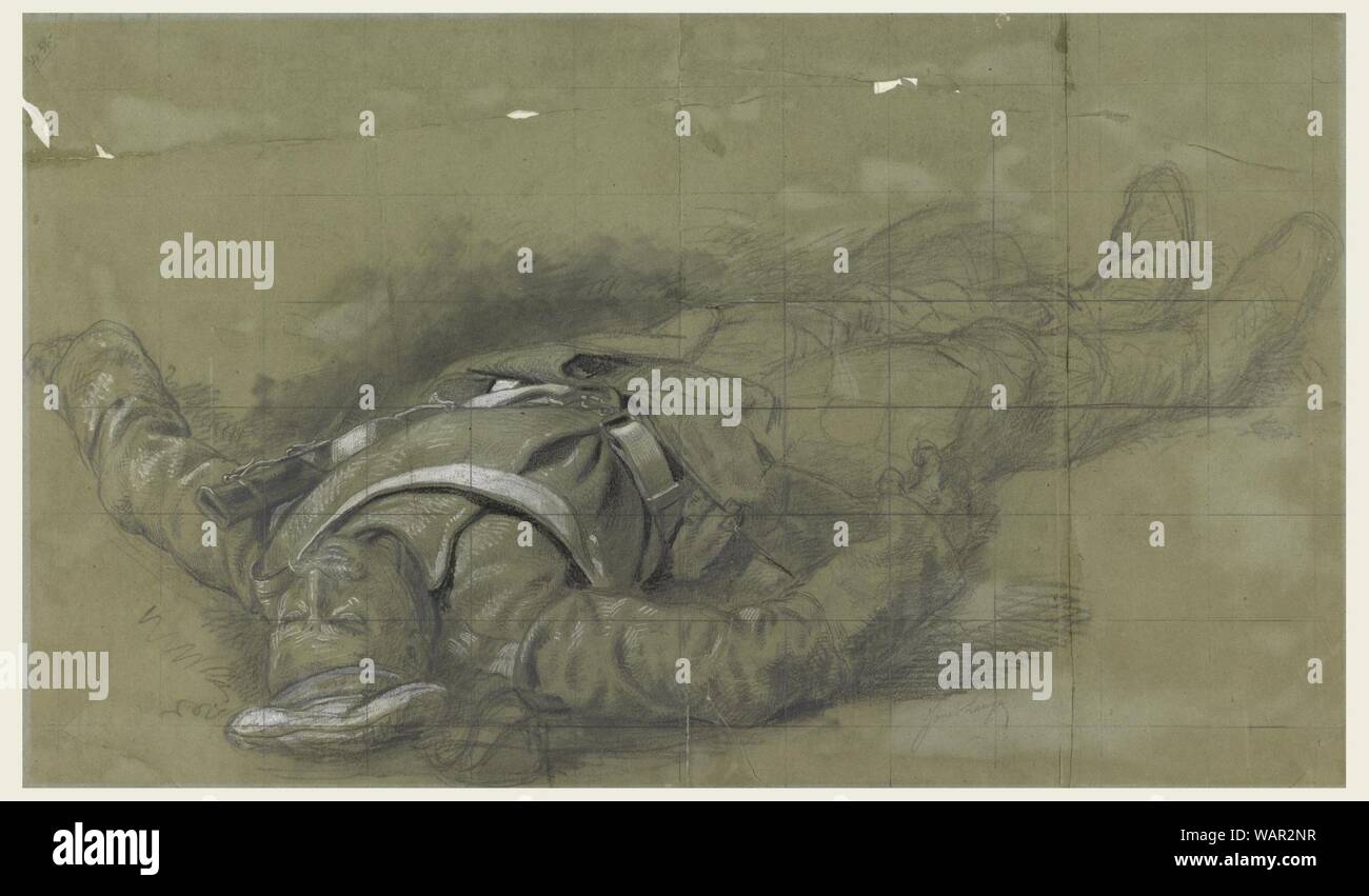 Drawing of soldier hi-res stock photography and images - Alamy