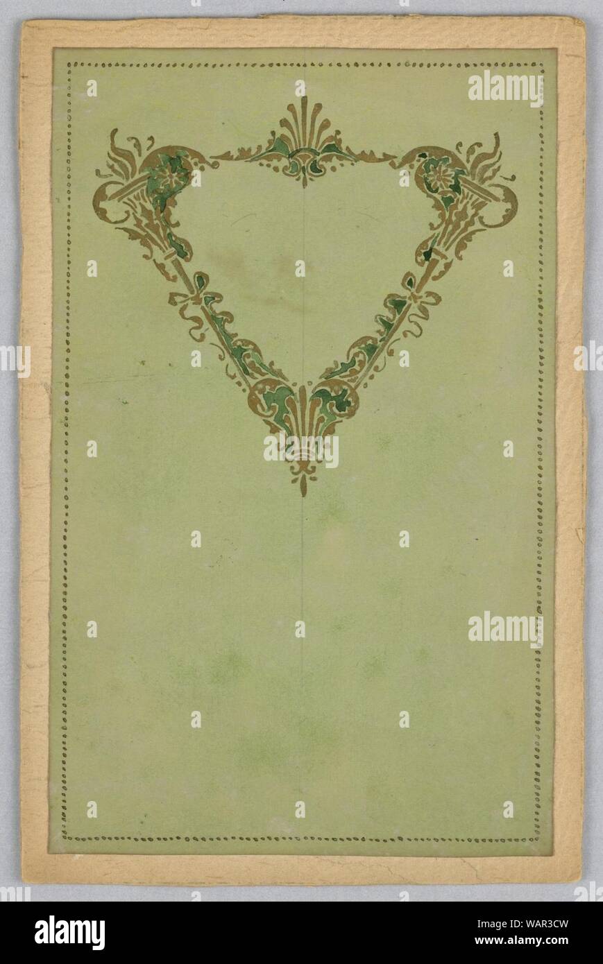 Drawing, Design for a Book Cover, ca. 1897 Stock Photo - Alamy