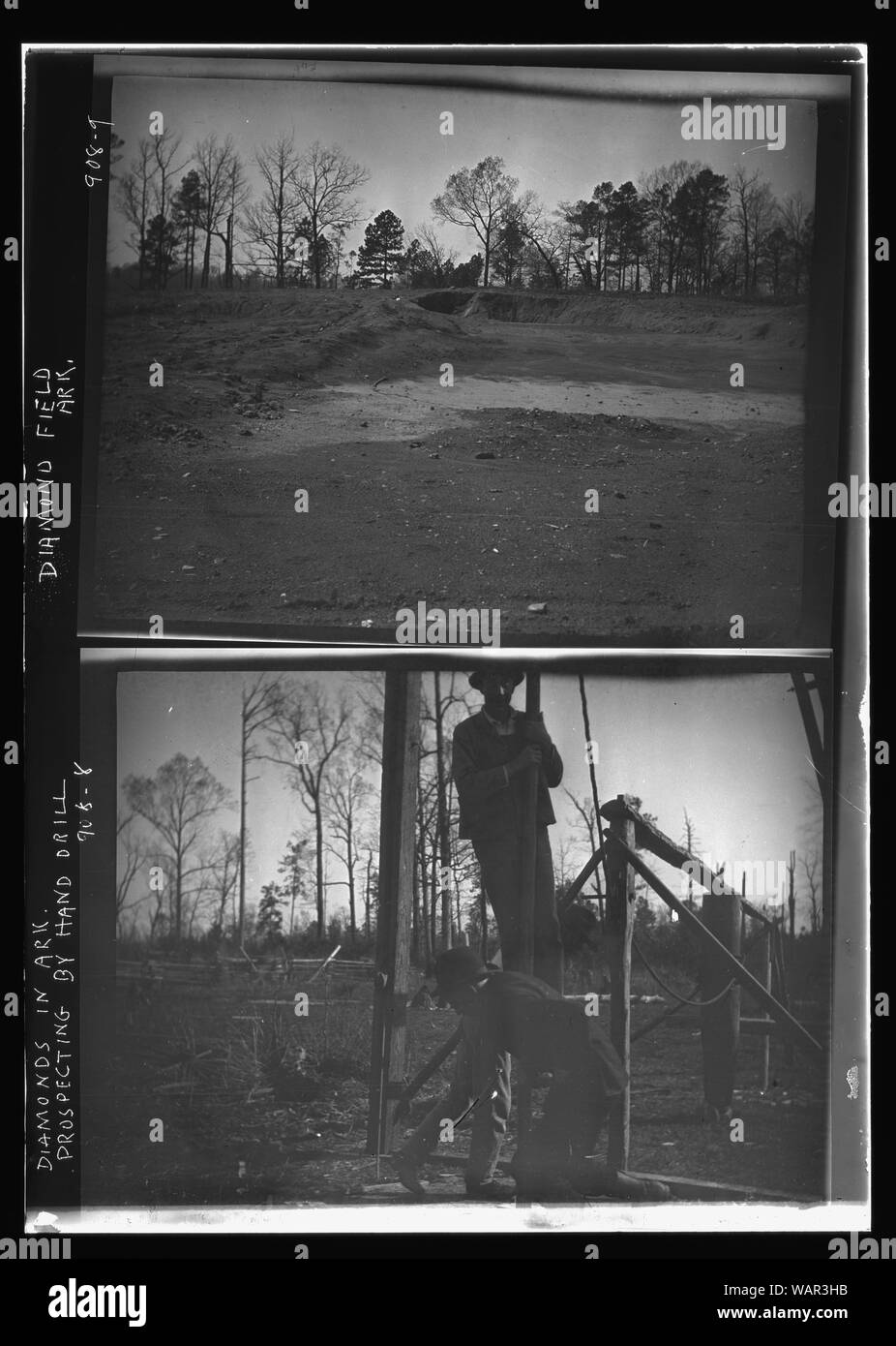 Diamond field, Arkansas Stock Photo - Alamy