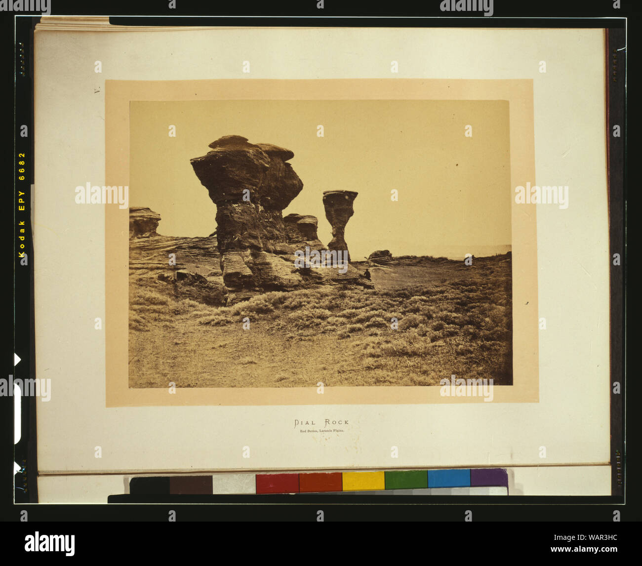 Dial Rock, Red Buttes, Laramie Plains Stock Photo - Alamy