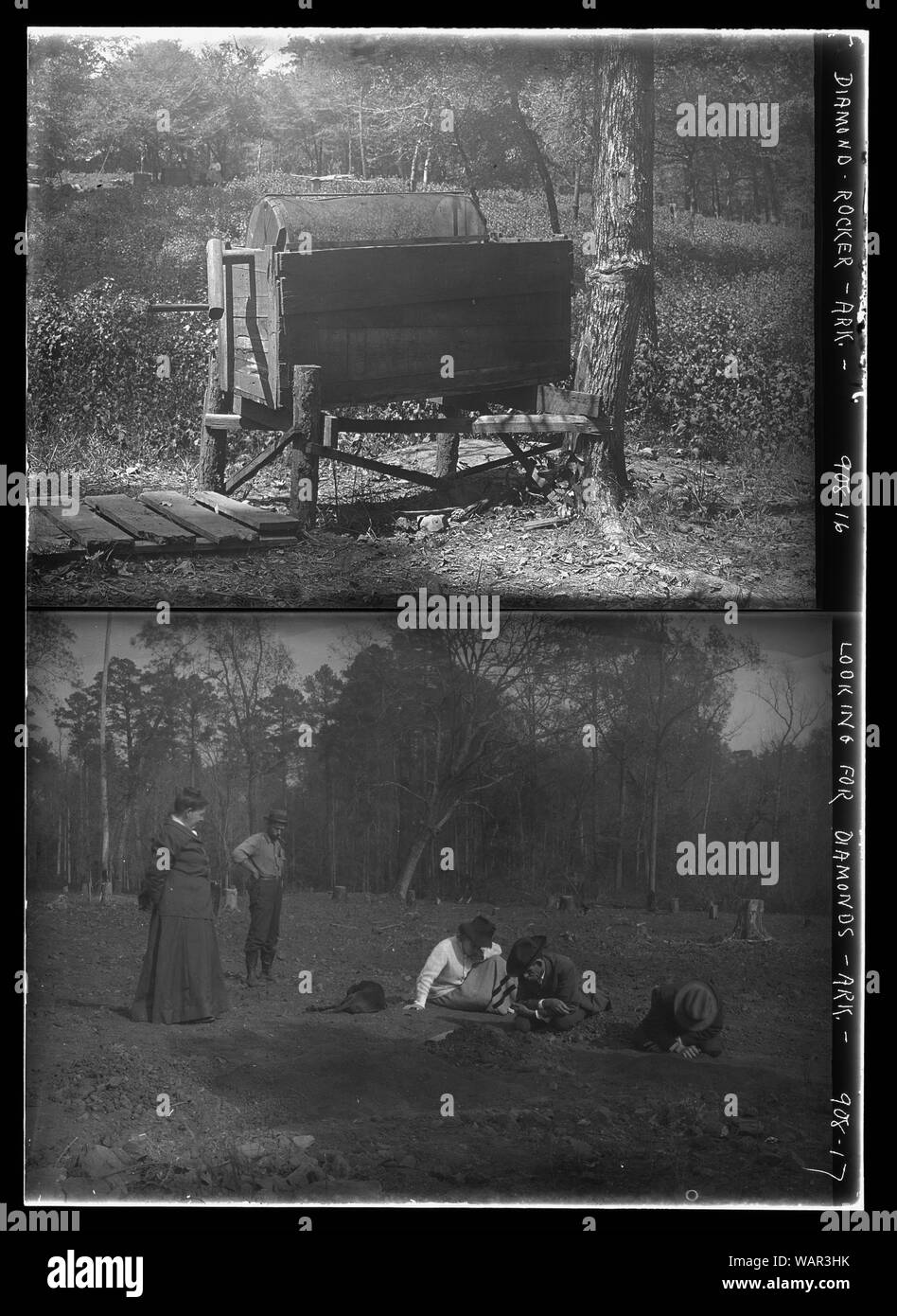 Diamond rocker, Arkansas Stock Photo - Alamy
