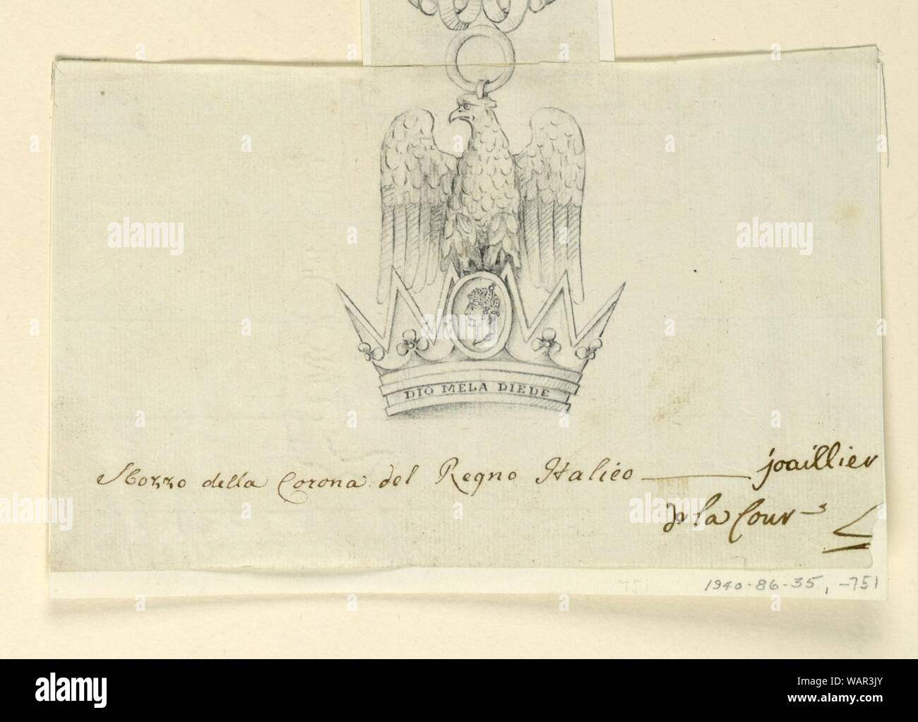 Drawing, Design for a brooch, 1820 Stock Photo - Alamy