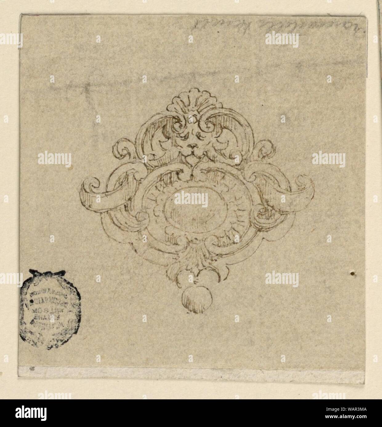 Drawing, Design for a Brooch, 1850–75 Stock Photo - Alamy