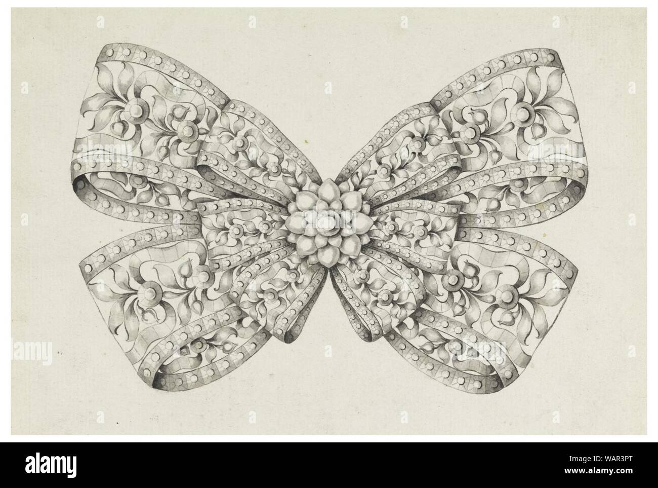 Drawing, Design for a Brooch, late 18th century Stock Photo - Alamy