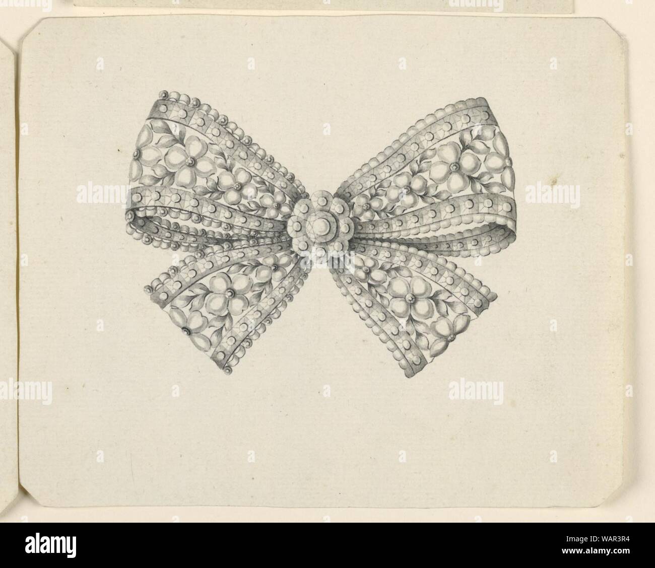 Drawing, Design for a Brooch, late 18th century Stock Photo - Alamy