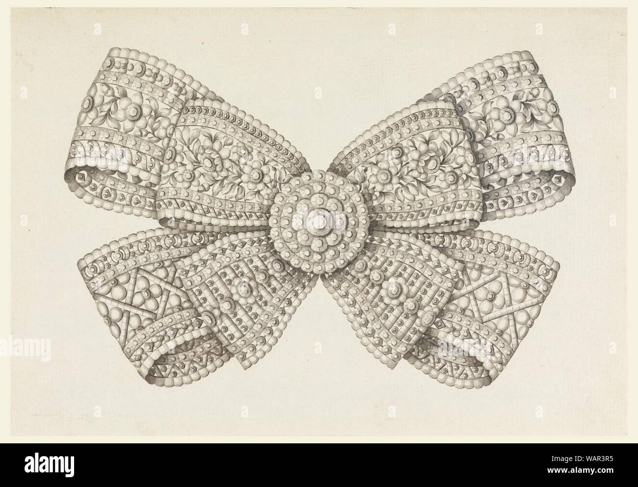 Drawing, Design for a Brooch, late 18th century Stock Photo - Alamy