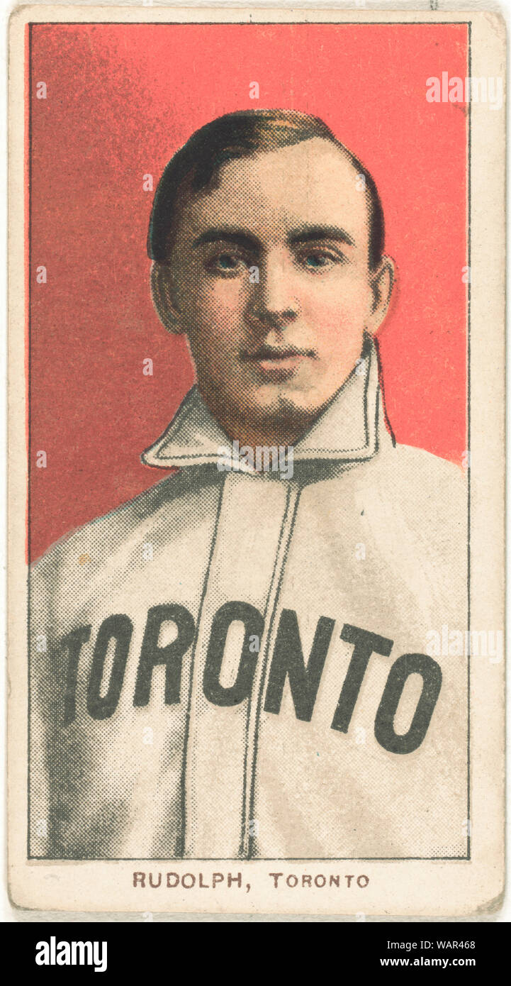 Dick Rudolph, Toronto Team, baseball card portrait Stock Photo - Alamy
