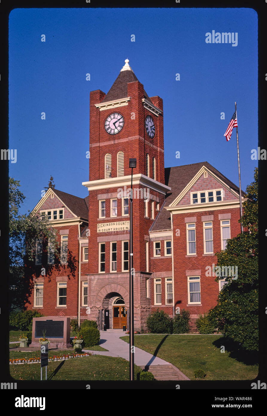 Dickinson County Courthouse (1896), Iron Mountain, Michigan Stock Photo ...