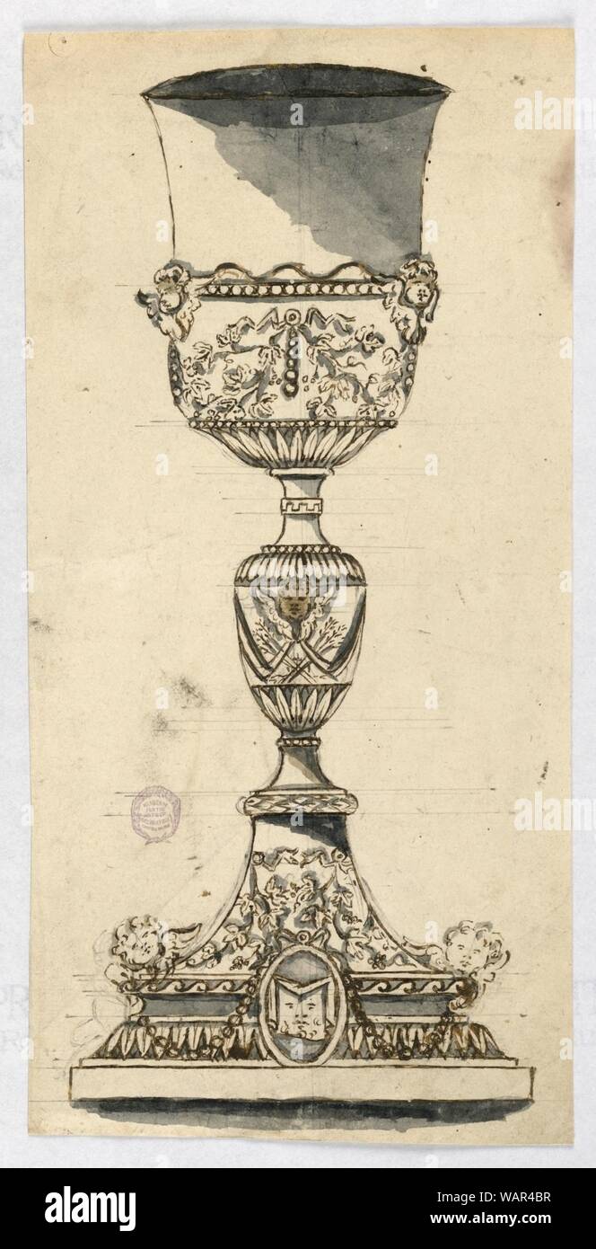 Drawing, Design for a Chalice, 17th–19th century Stock Photo - Alamy