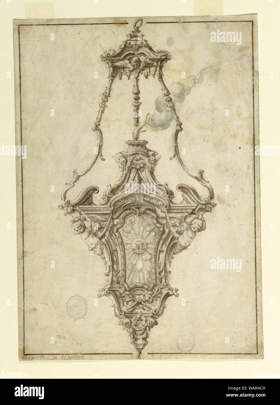 Drawing, Design for a Censer, 1725–1750 Stock Photo - Alamy