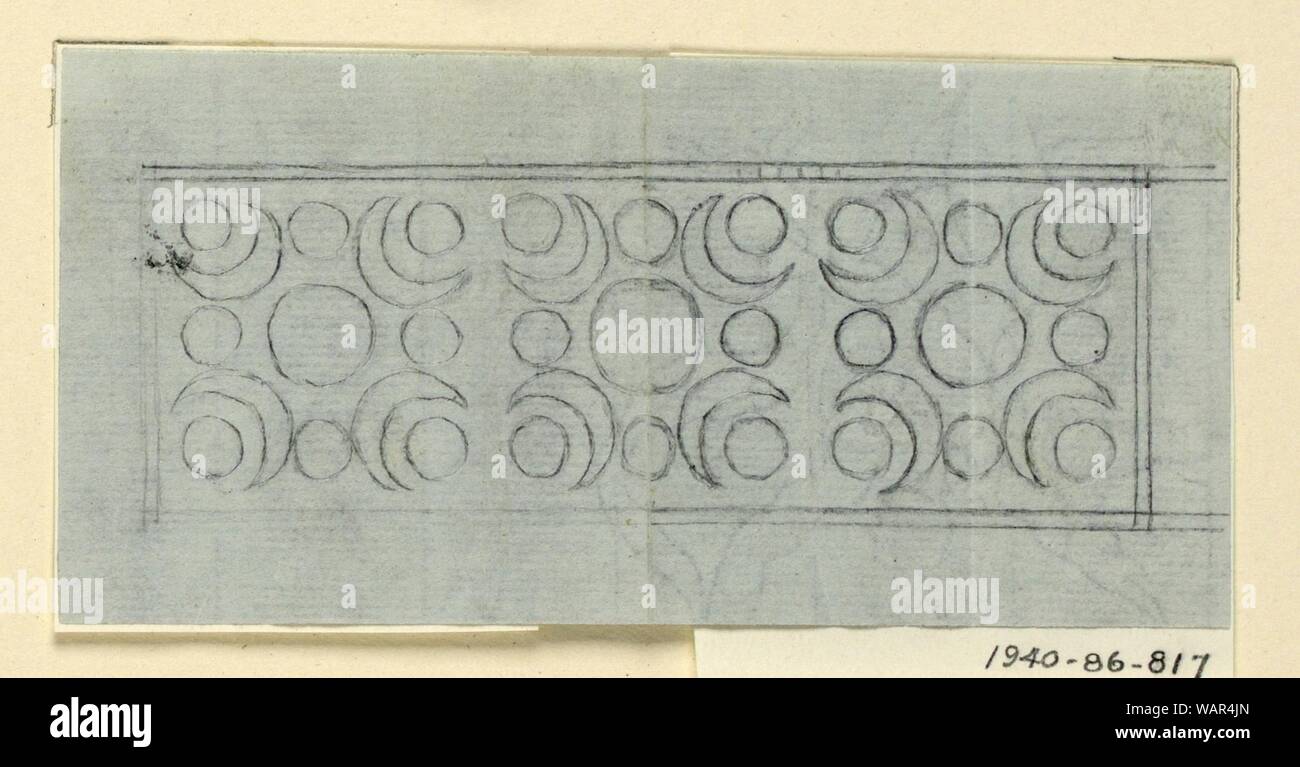 Drawing, Design for a comb, 1800–1810 Stock Photo - Alamy