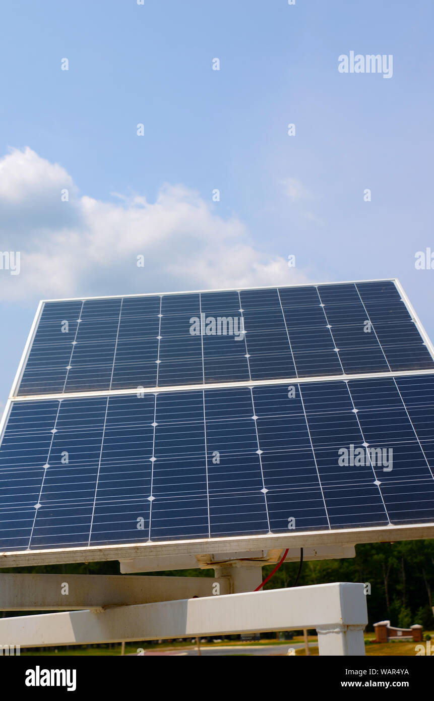 CORONAL VAULT: A single solar panel absorbs the suns energy to be used ...