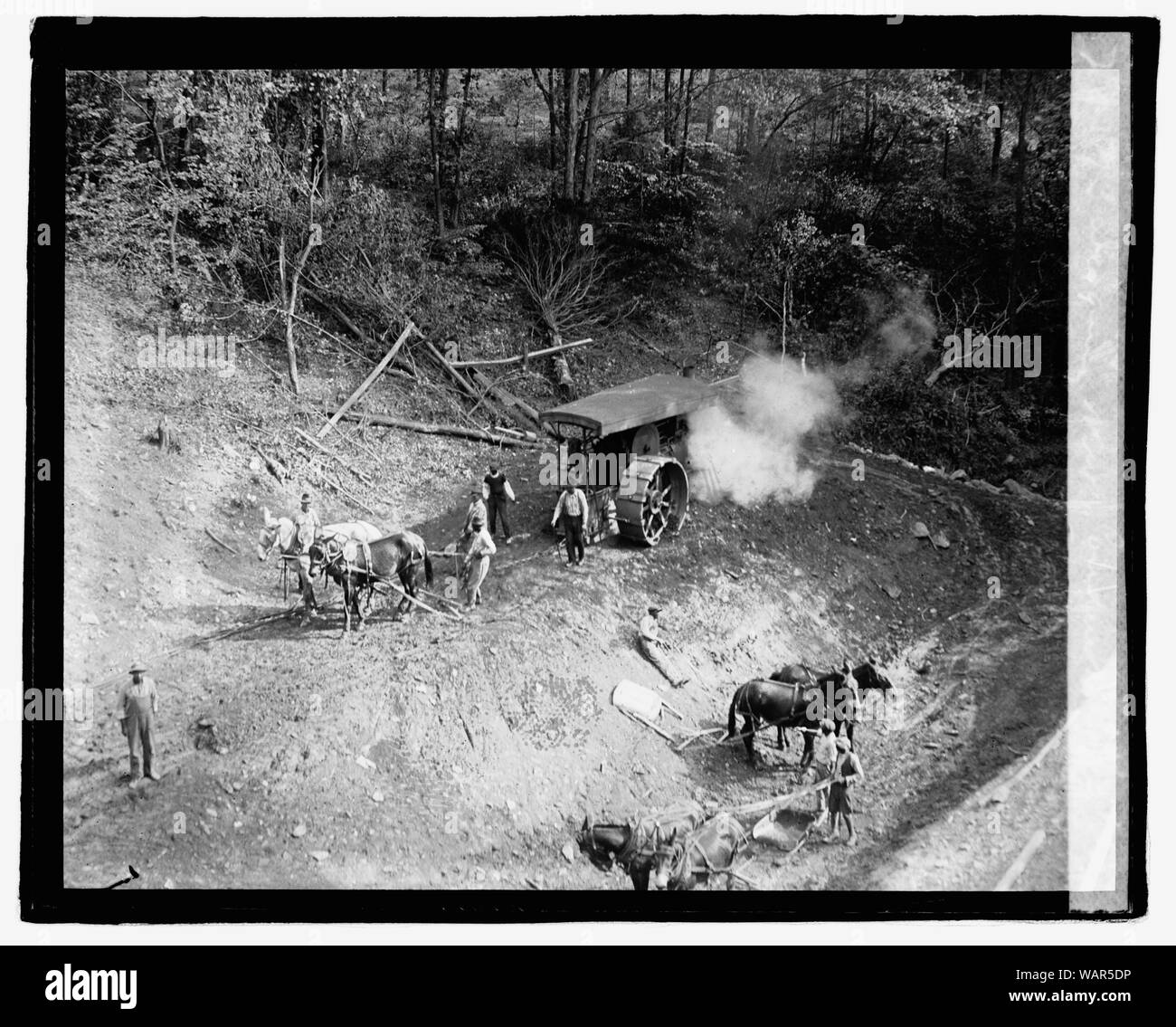 Digging new conduit, 10/3/22 Stock Photo - Alamy