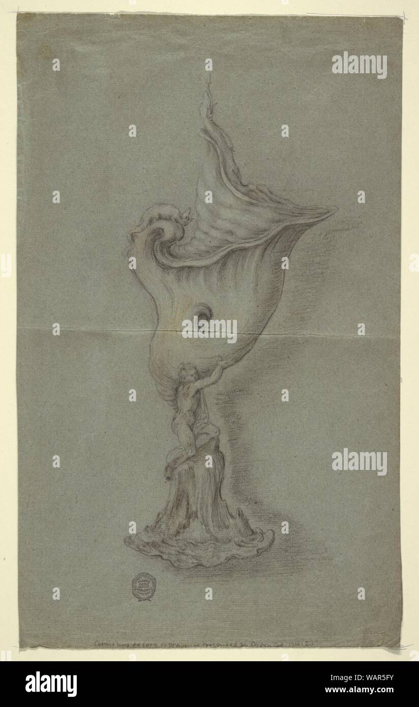 Drawing, Design for a Goblet, 1650–80 Stock Photo - Alamy
