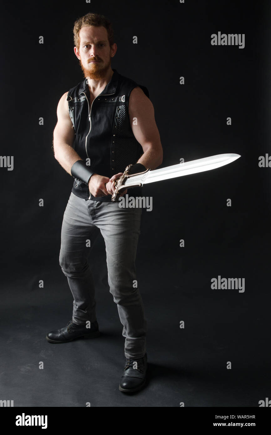 Two Handed Weapon High Resolution Stock Photography and Images - Alamy