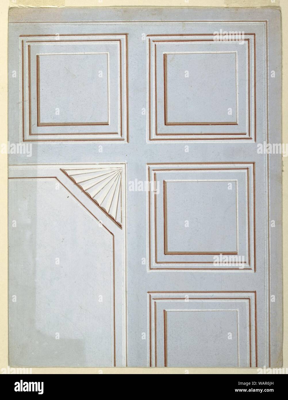 Drawing, Design for a Painted Ceiling, 1820–40 Stock Photo - Alamy