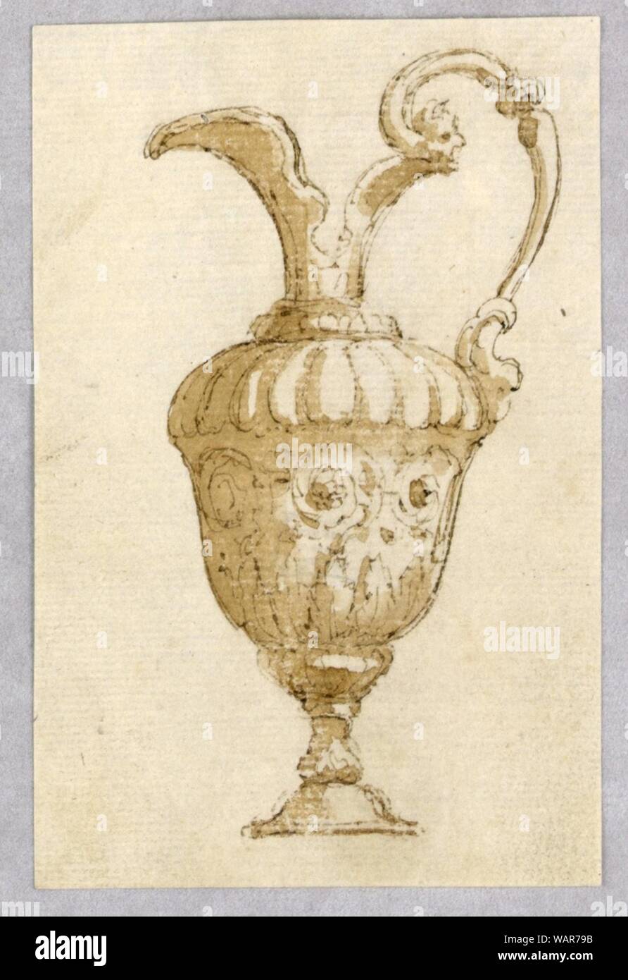 Drawing, Design for a Pitcher, 1800–1830 Stock Photo - Alamy