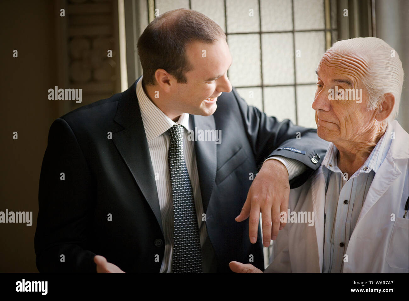 Men friendly hi-res stock photography and images - Alamy