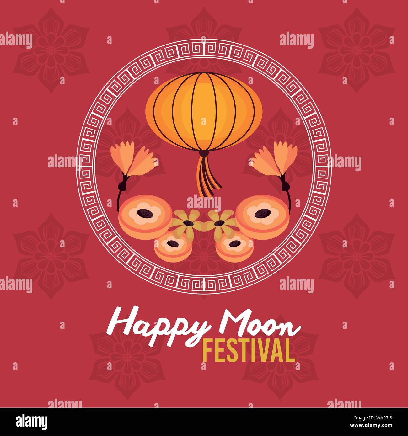 Happy mid autumn festival cards Stock Vector Image & Art - Alamy