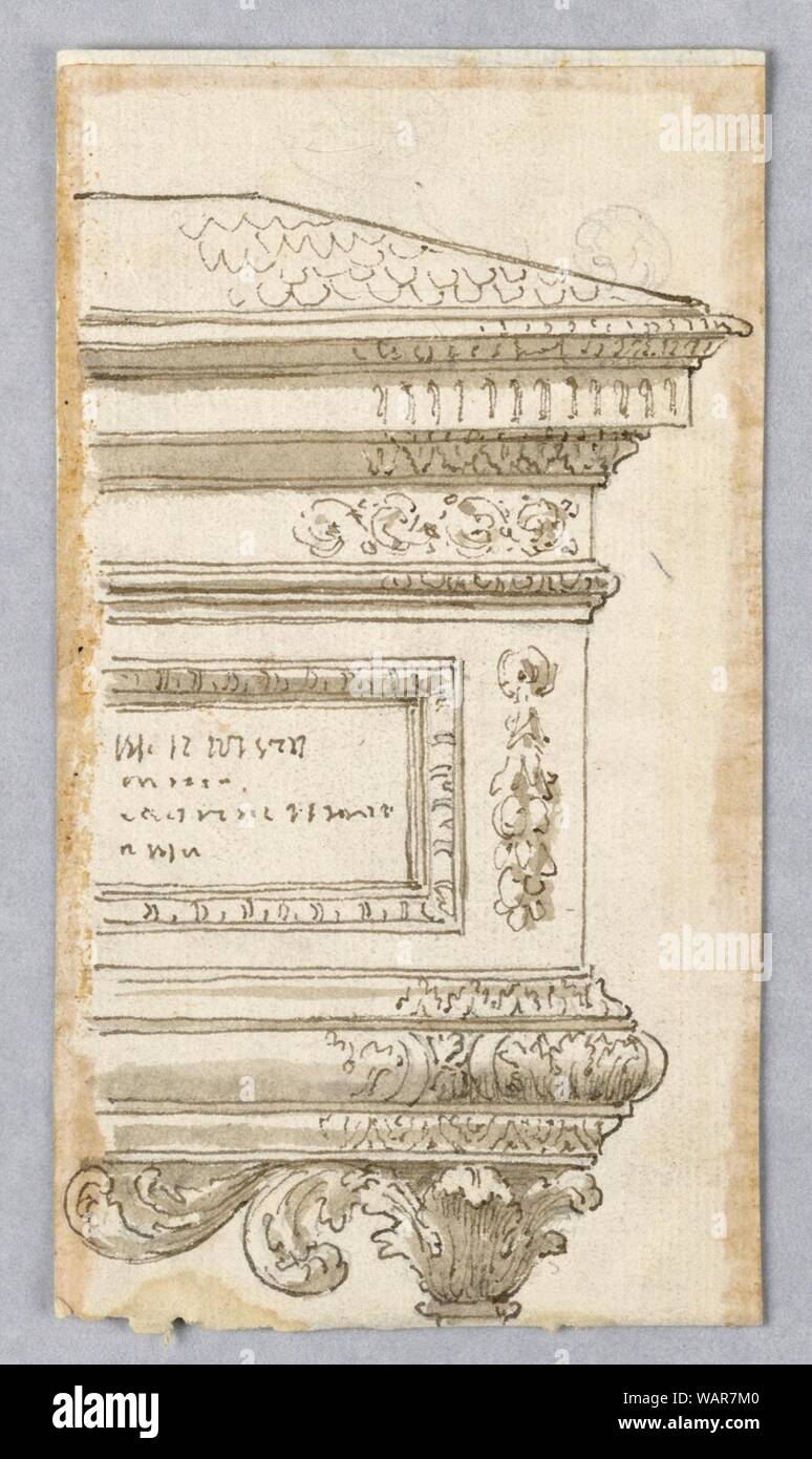 Drawing, Design for a Sarcophagus, 16th–19th century Stock Photo - Alamy