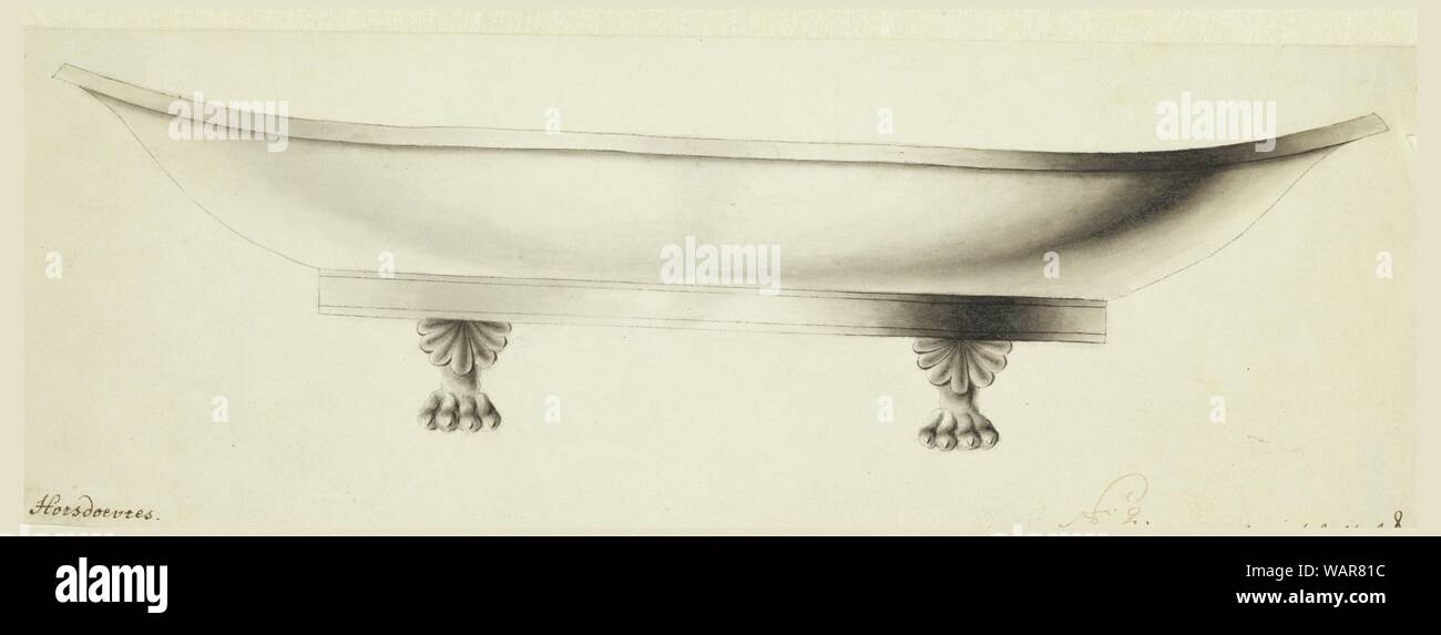 Drawing, Design for a Tray for Hors D'oeuvres, 1827–35 Stock Photo - Alamy