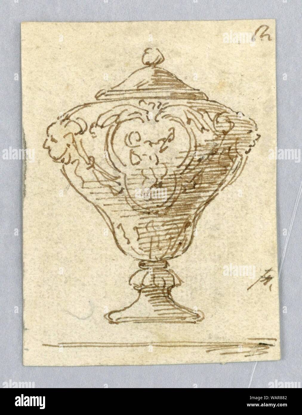 Drawing, Design for a Vase, 1810–1830 Stock Photo - Alamy