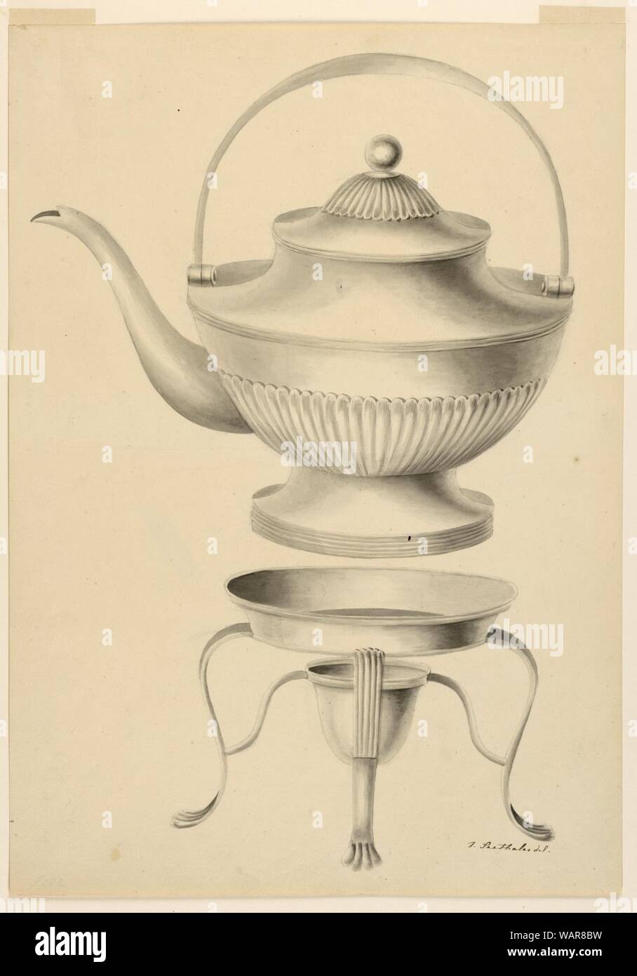 Drawing of a kettle hi-res stock photography and images - Alamy