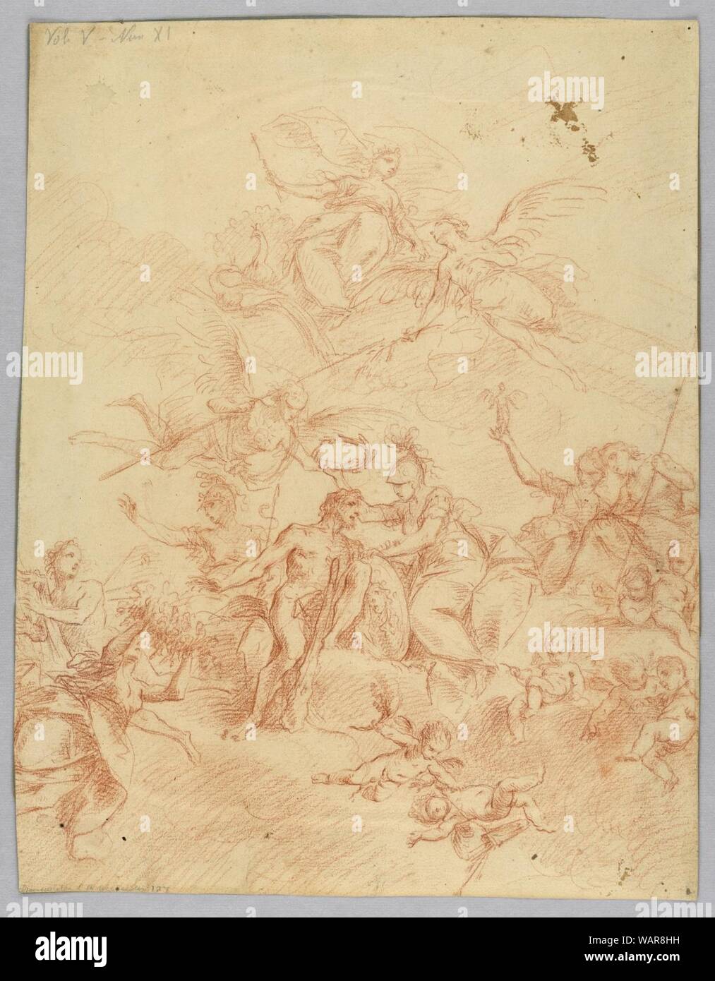 Drawing, Design for an Allegorical Ceiling, 16th–19th century Stock ...